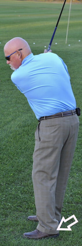 Golf tip of the week: Keeping the left heel on ground may be beneficial ...